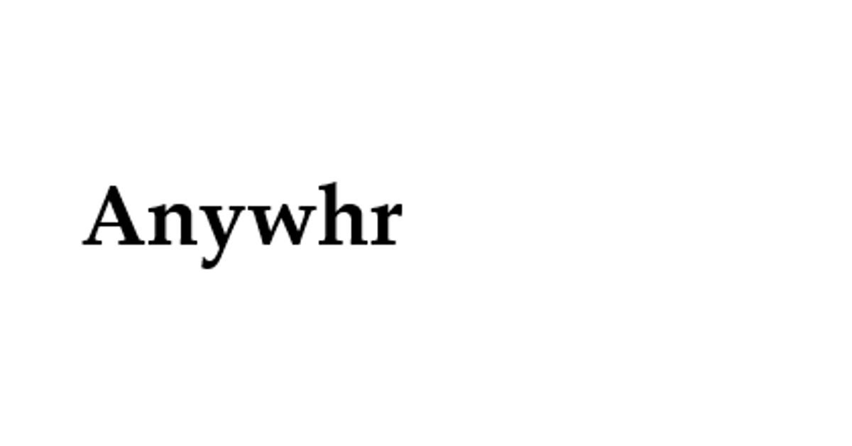 Sizing Chart – Anywhr